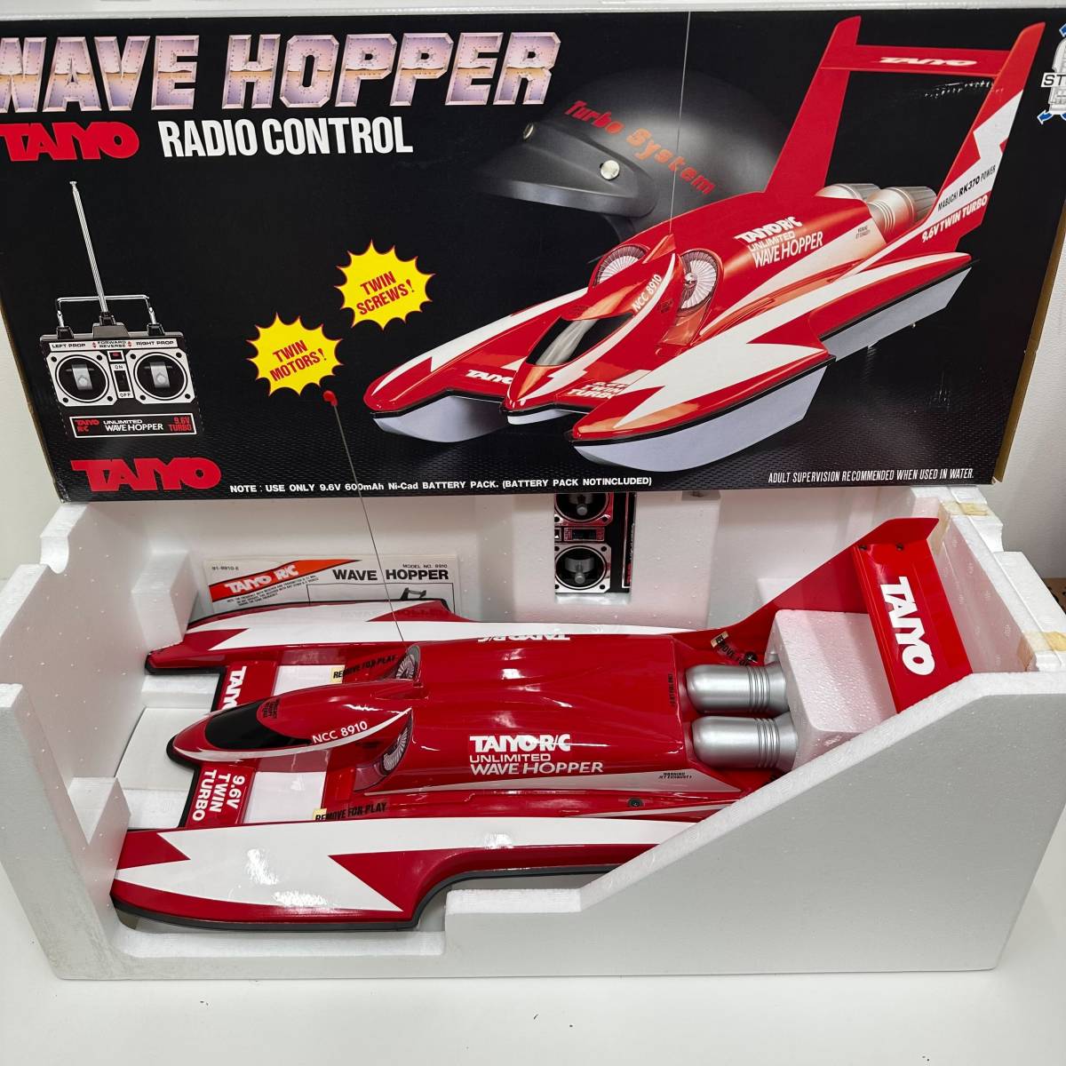 保管品 タイヨー TAIYO WAVE HOPPER ラジコン トイ 昭和レトロ 玩具 水上バイク 動作未確認 現状品 9946(トイラジコン ...