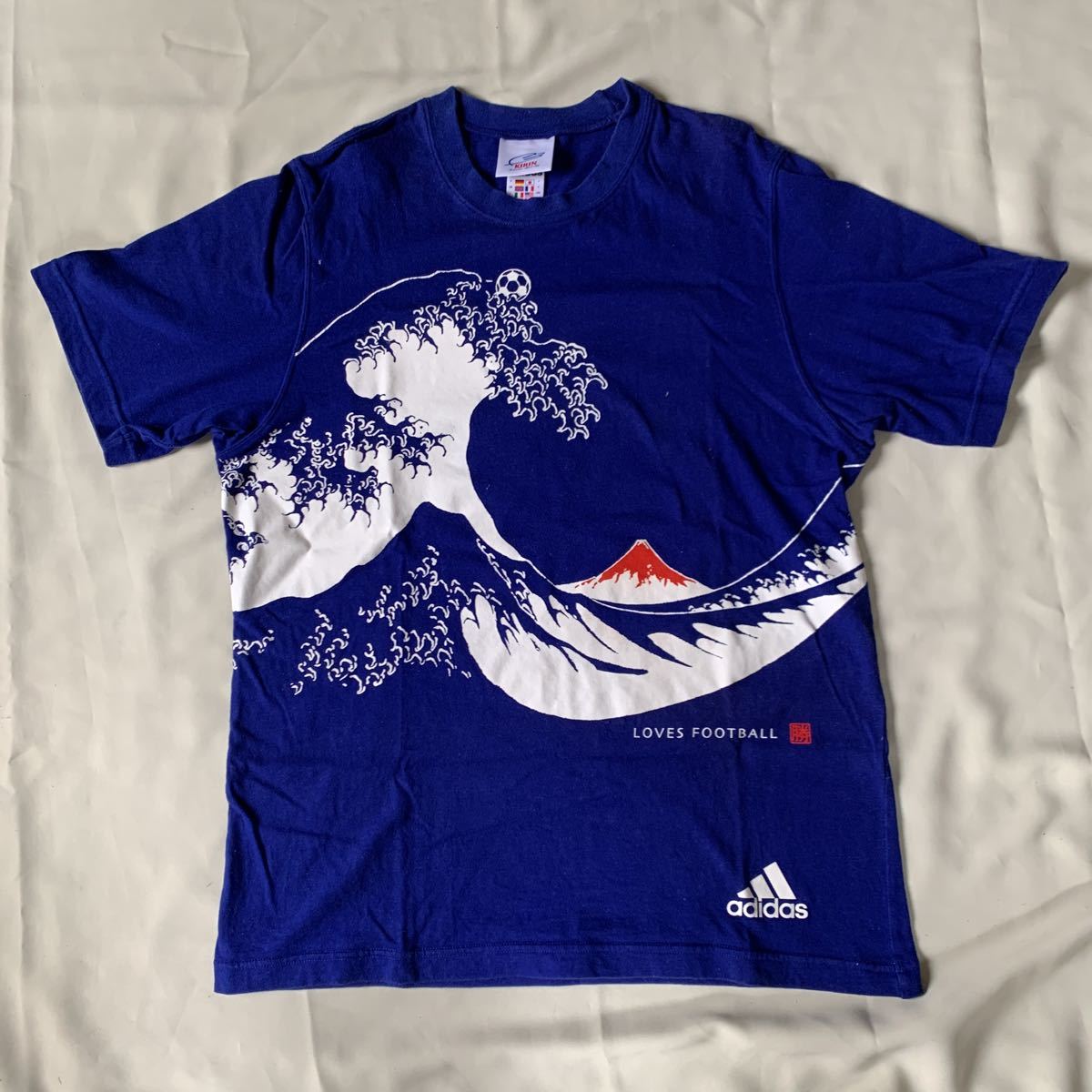 KIRIN 古い懸賞Tシャツ adidas LOVES FOOTBALL size S used(Sサイズ)｜売買されたオークション情報 ...