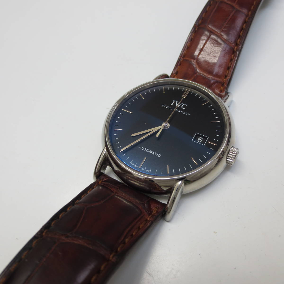 IWC PORTOFINO Automatic 37mm IW353313 IWC ポートフィノ 自動巻 黒文字盤 Dバックル 本物(IWC)｜売買されたオークション情報、yahooの商品情報 ...