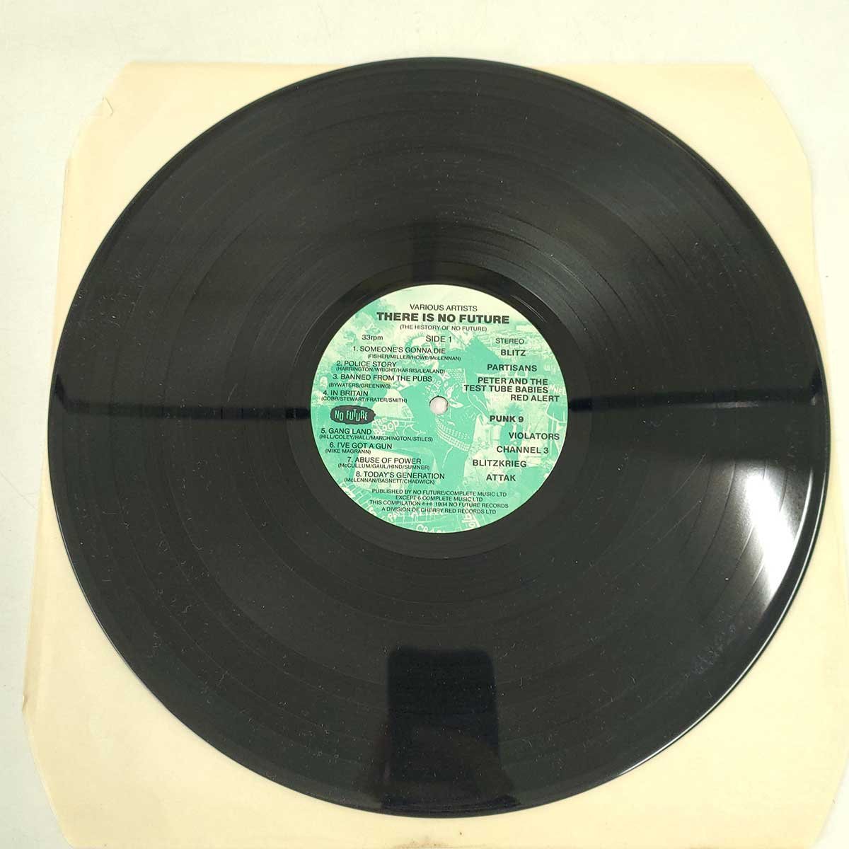 VA THERE IS NO FUTURE LP GISM DISCHARGE CRASS EXPLOITED GBH BLITZ INSANE SAMPLES BLOOD POST ...