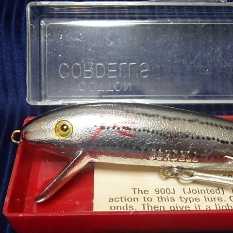 レア オールド コットン コーデル ジョイント レッドフィン 真鍮ワイヤー Vintage Cotton Cordell Jointed ...
