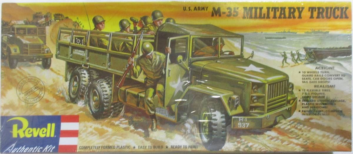 レベル REVELL 1/40 U.S. Army M-35 MILITARY TRUCK アメリカ陸軍 M-35 軍用トラック 1995年 ...