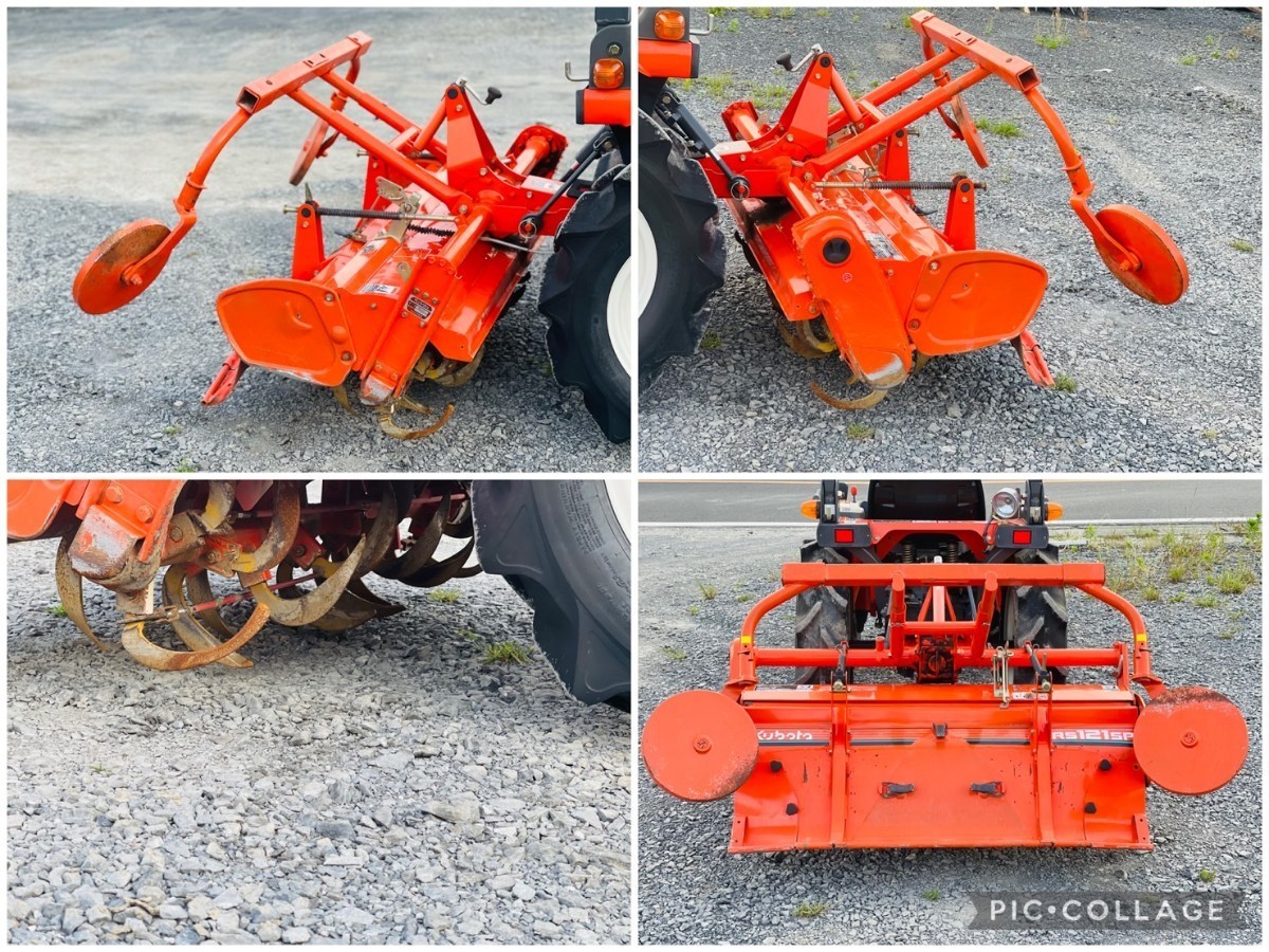 現状販売 再塗装無 クボタトラクター B72 16.5馬力 451h クボタロータリーRS121SP 尾輪付 四駆(その他)｜売買された ...