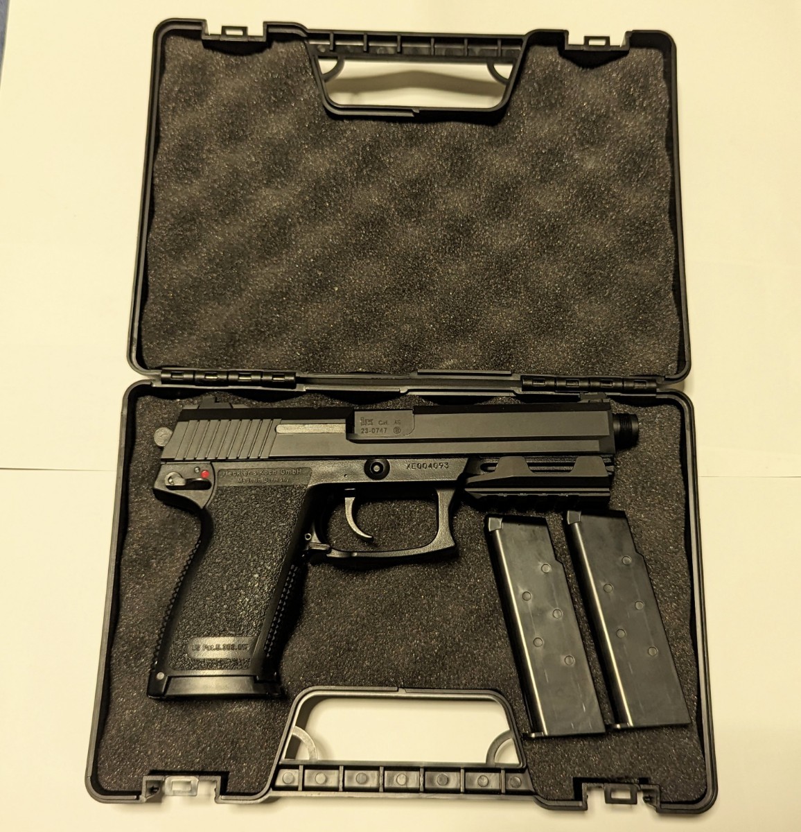 DOUBLE BELL ハンドガンケース ハード ガンケース グロック M1911 Mk23 G17 G19 対応 保管 運搬 ダブルベル ...