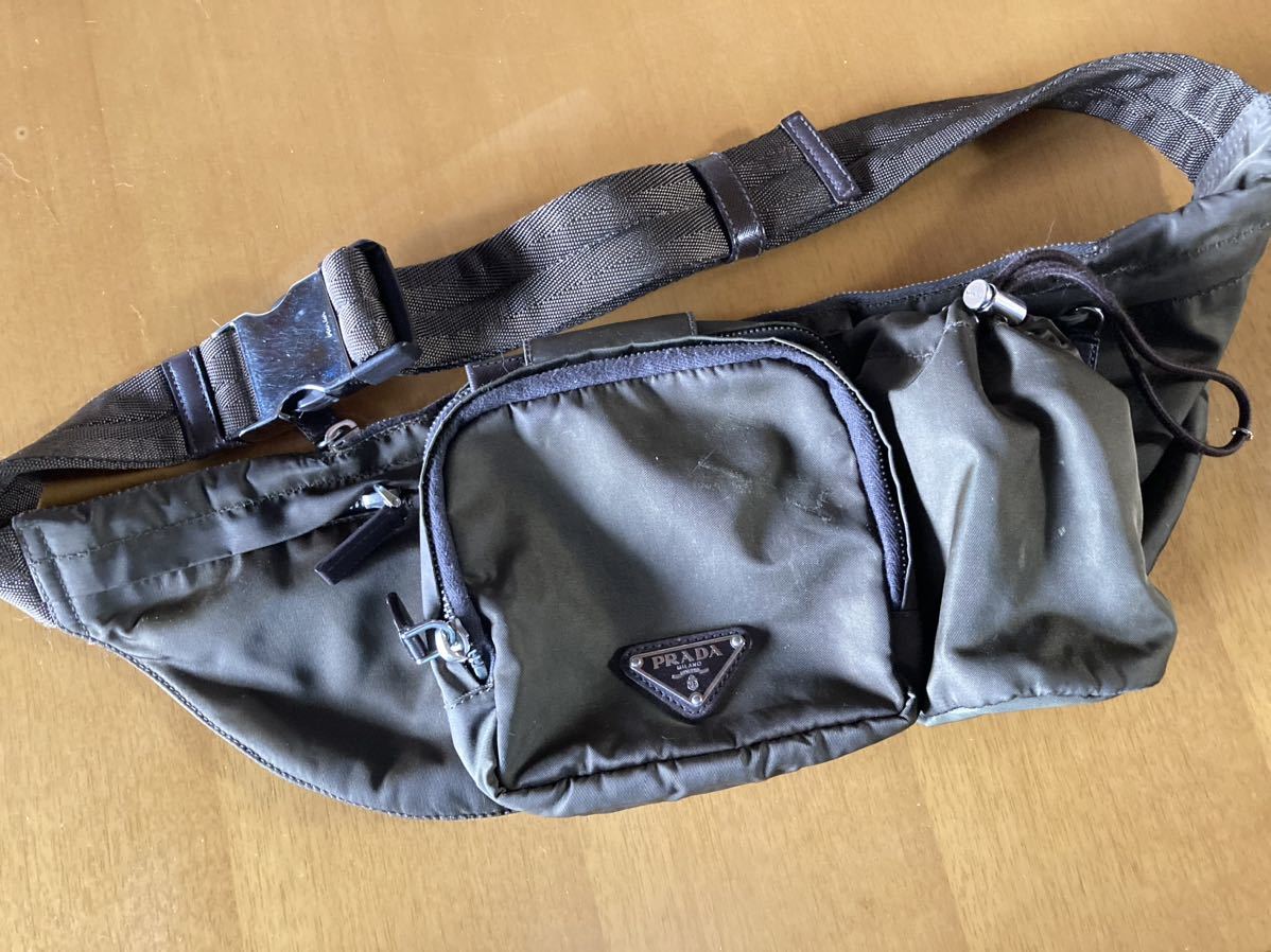 PRADA プラダ ウエストバッグ ボディバッグ ウエストポーチ(ウエストバッグ)｜売買されたオークション情報、yahooの商品情報をアーカイブ公開 - オークファン（aucfan.com）