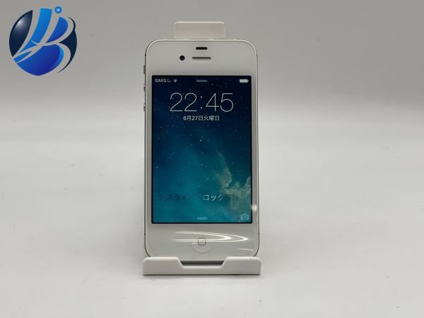 本体 Apple iphone4s A1387 iOS7/判定－/ /ホワイト/32GB/完動品/初期化済/アップル/ /＃S1558 ...