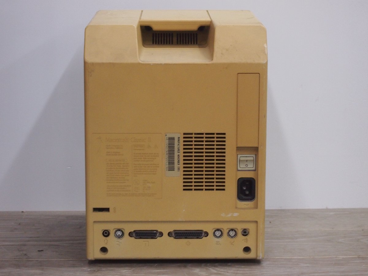 1H0627-16 昭和レトロ Apple Computer Macintosh Classic Ⅱ M4150 ジャンク(その他)｜売買され ...
