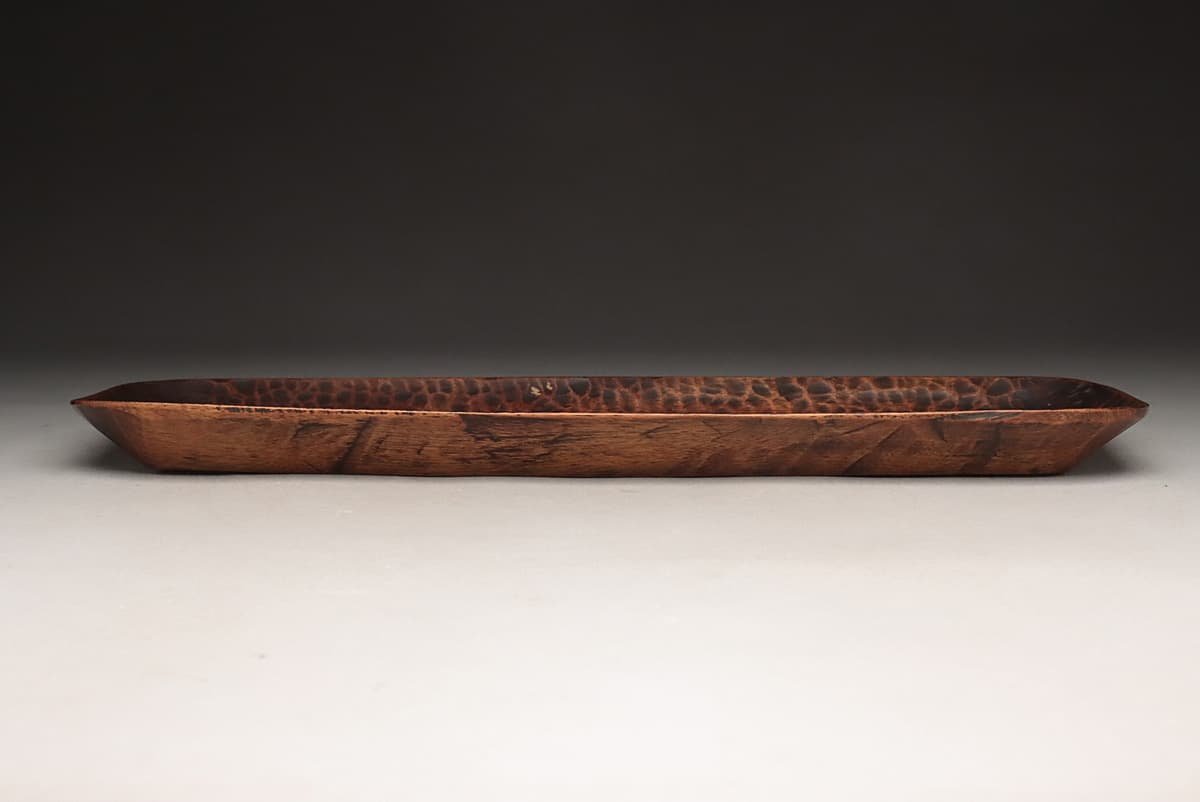 US924 讃岐彫 木地刳貫長方盆 幅40.7cm 重274g 一文字盆 長方煎茶盆 長方茶盤 煎茶道具(盆)｜売買されたオークション情報 ...