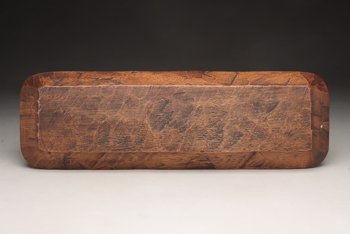 US924 讃岐彫 木地刳貫長方盆 幅40.7cm 重274g 一文字盆 長方煎茶盆 長方茶盤 煎茶道具(盆)｜売買されたオークション情報 ...