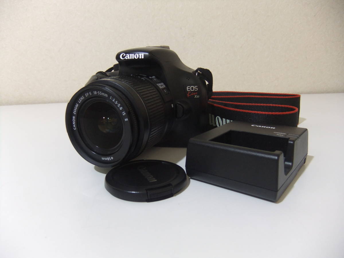 Canon EOS Kiss X50 ボディ / ZOOM LENS EF-S 18-55mm 1:3.5-5.6 IS II レンズ ...