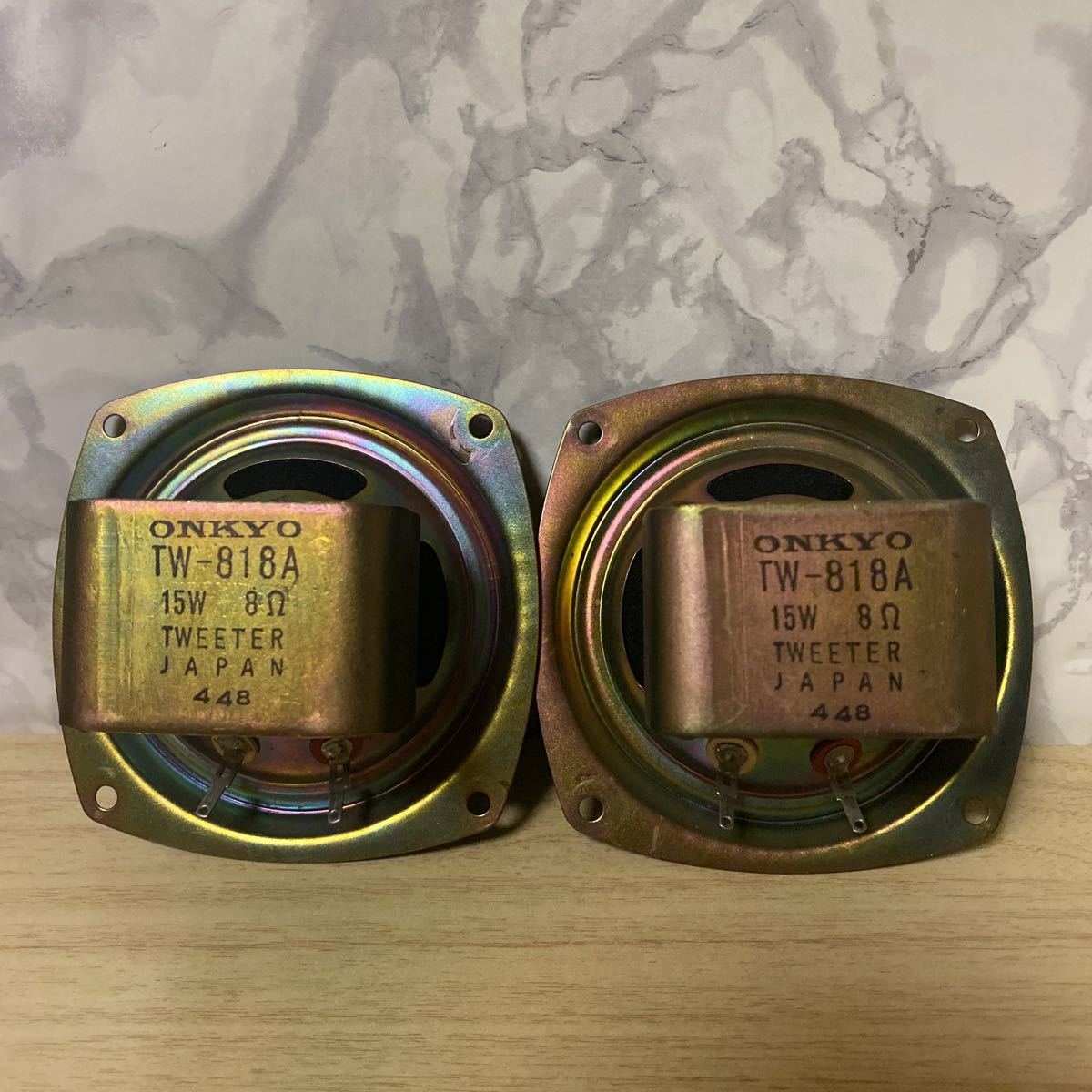 ONKYO 3way スピーカー付属 アルニコ スコーカー TW-818A 通電音出し確認済み(スピーカー本体)｜売買されたオークション情報 ...