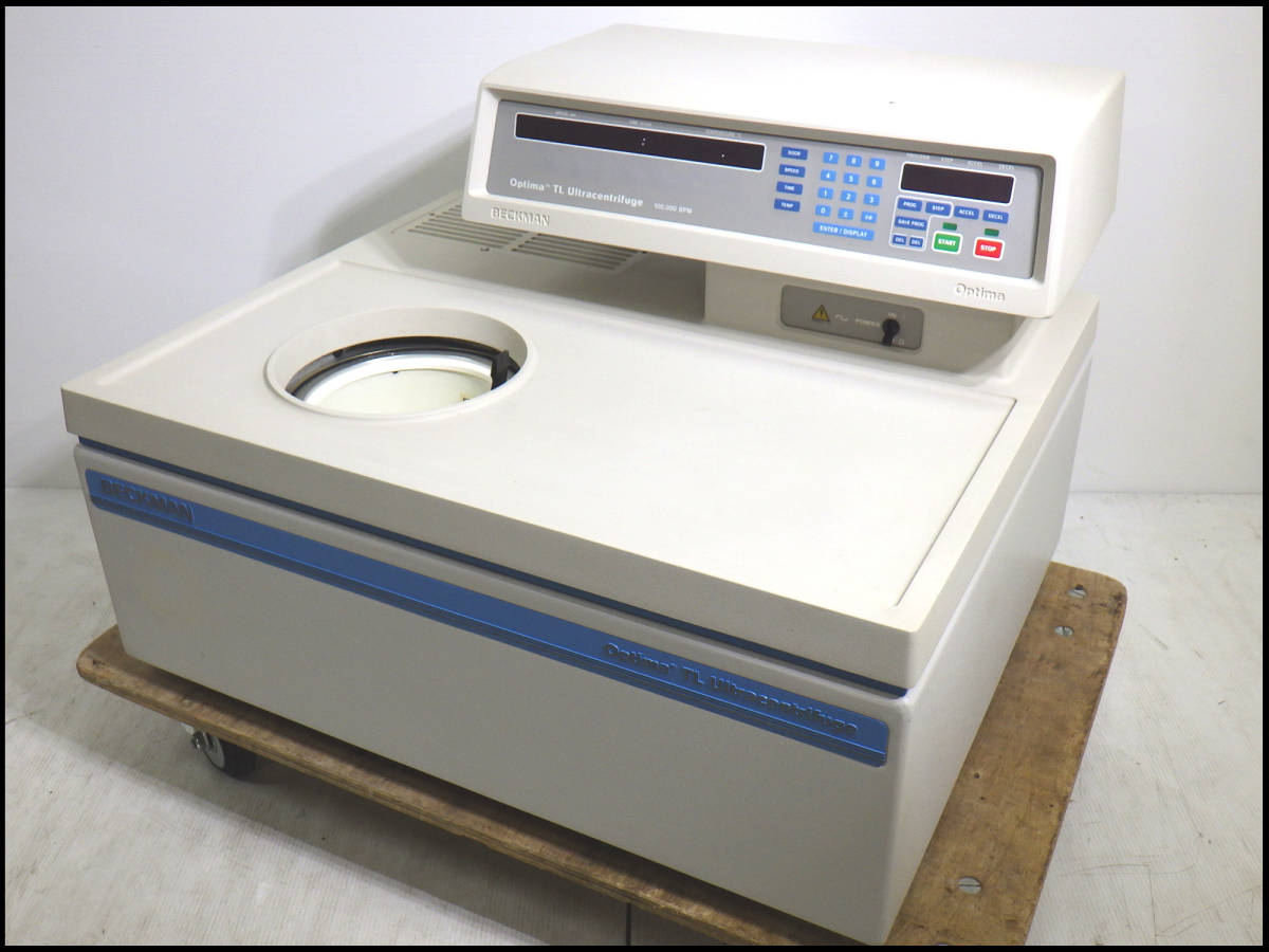 品 BECKMAN COULTER TL OPTIMA ULTRACENTRIFUGE オプティマウルトラセントリファージ 遠心機(環境測定器 ...