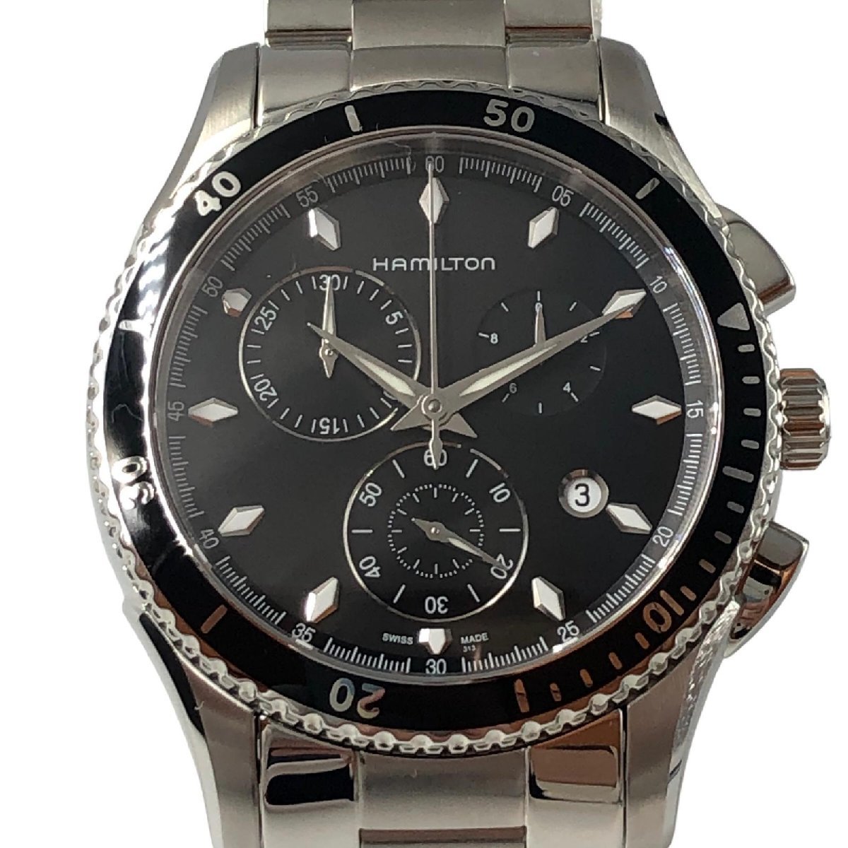 HAMILTON ハミルトン 10Bar/145Psi クロノグラフ 黒文字盤 腕時計(ジャズマスター)｜売買されたオークション情報、yahooの商品情報をアーカイブ公開 - オークファン ...