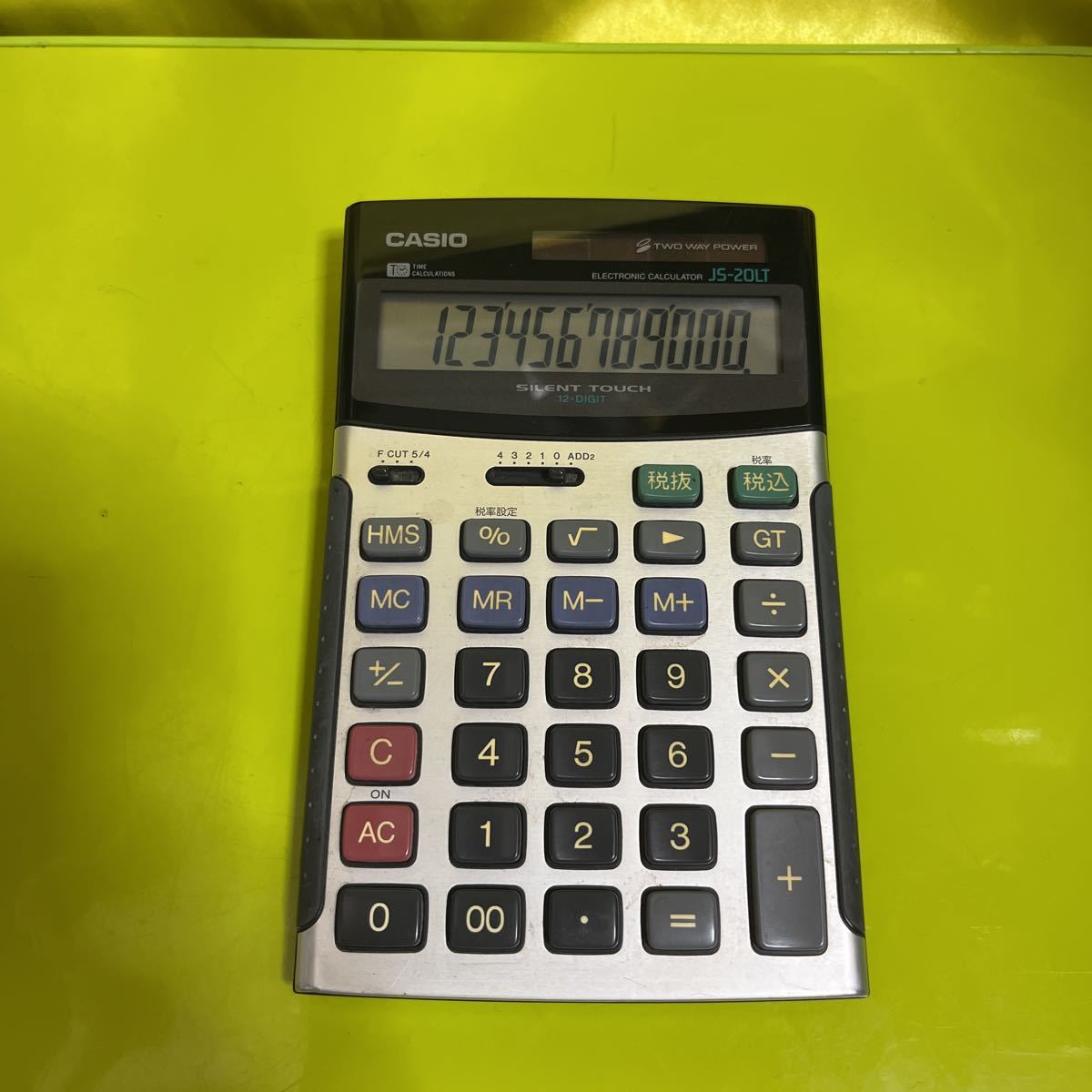 CASIO/カシオ 12桁 電卓 JS-20LT 簡単なチェックOK 本体のみ ジャンク扱い(カシオ)｜売買されたオークション情報、yahooの商品情報をアーカイブ公開 - オークファン ...