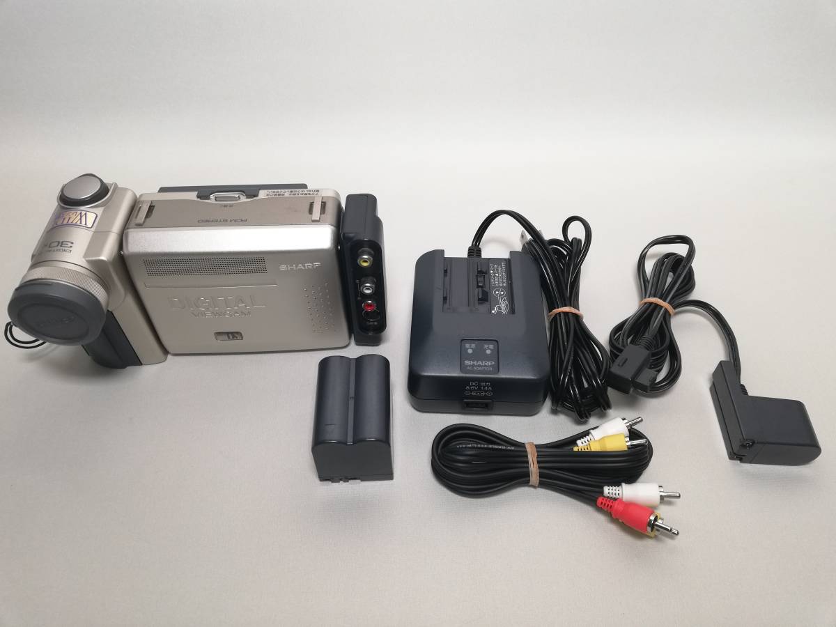 ダビングに最適 SHARP MiniDVビデオカメラ VL-EX3(シャープ)｜売買されたオークション情報、yahooの商品情報をアーカイブ公開 - オークファン（aucfan.com）