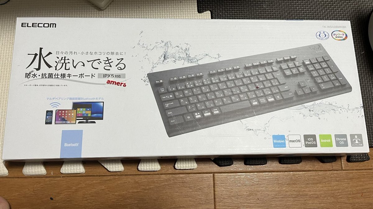 ELECOM Bluetooth キーボード TK-WS03BMKBK(ワイヤレスキーボード)｜売買されたオークション情報、yahooの商品情報をアーカイブ公開 - オークファン（aucfan ...