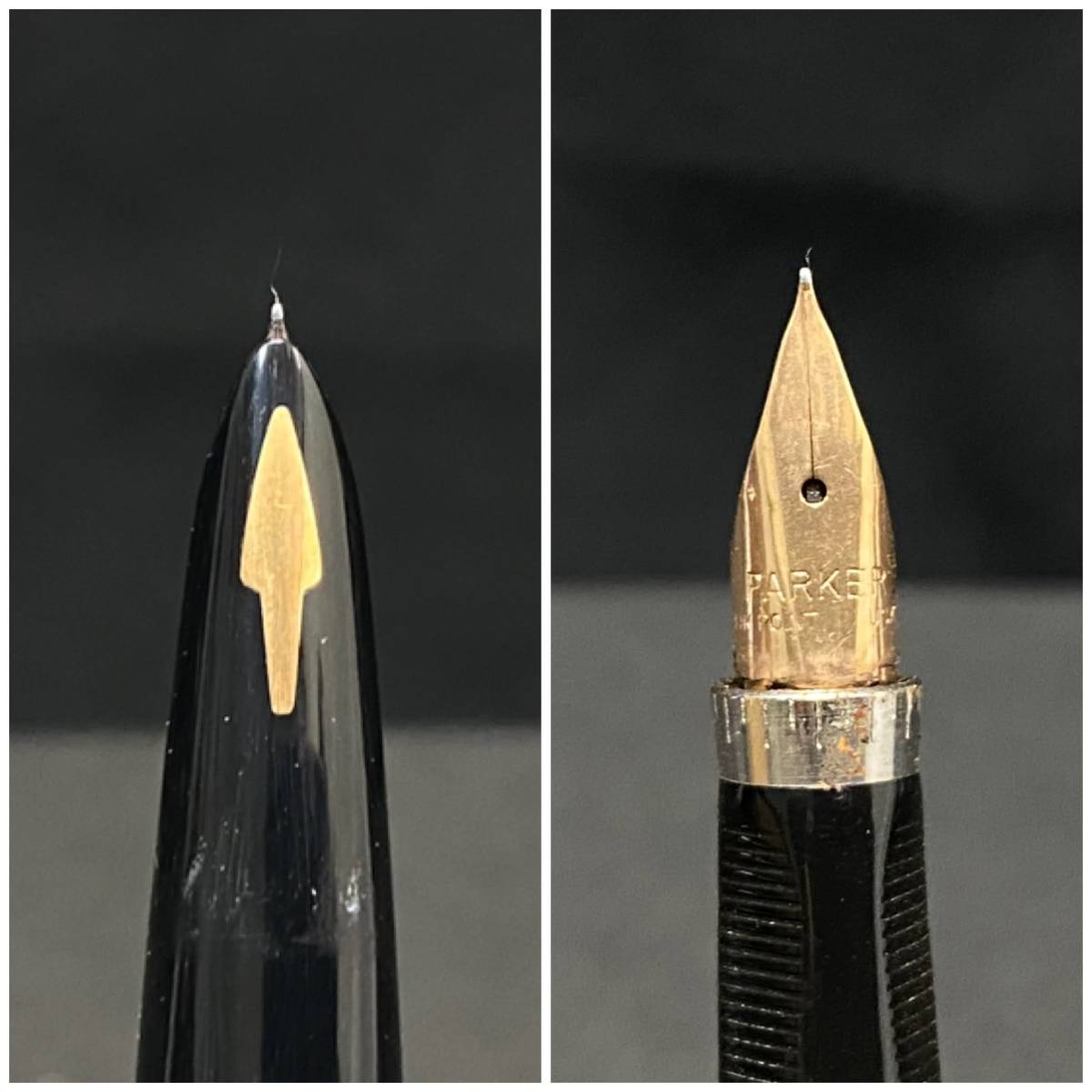 AZ-544 ブランド 万年筆 14本 まとめ 現状 ペン先 12KGF 21K 18K 14K PARKER PILOT PLATINUM ...