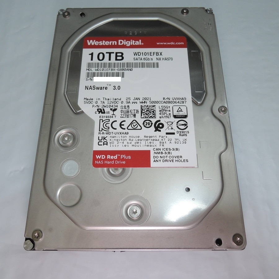 WD RED 10TB WD101EFBX Western Digital 1(2TB～)｜売買されたオークション情報、yahooの商品情報を ...