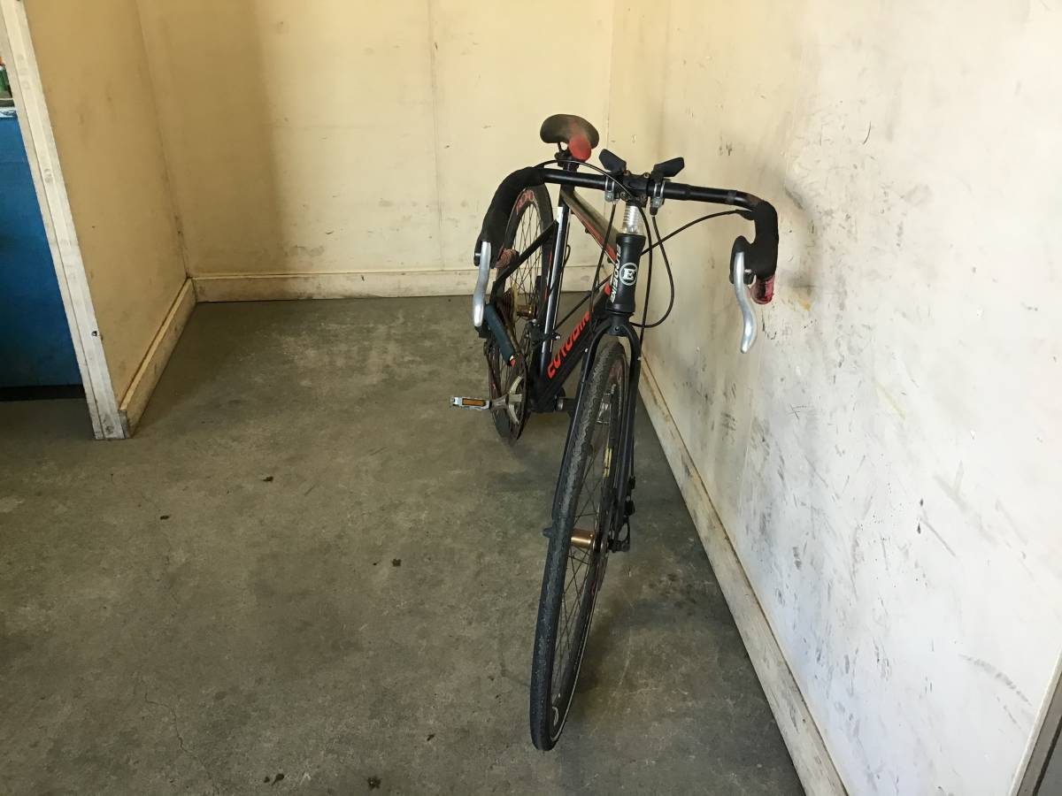 岐阜発 ロードバイク/EUROBIKE XC760/2×8段変速/ハンドル劣化有り/サビ傷汚れ有り/走行確認済/自転車/現状品 R5.5/15 ...