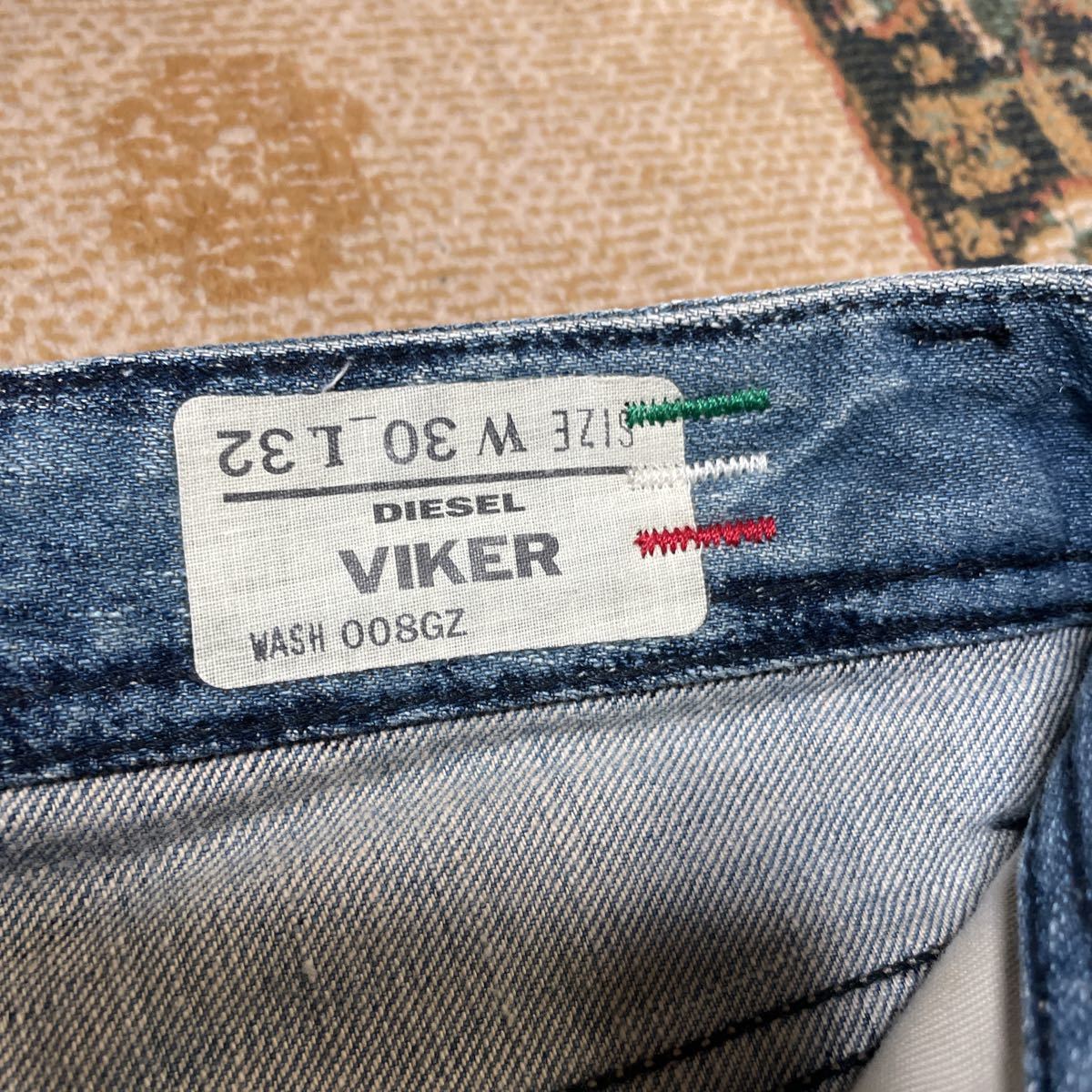 DIESEL VIKER ディーゼル バイカー デニムパンツ メンズW30 ユーズド加工 イタリア製 ジーンズ(W30)｜売買された ...