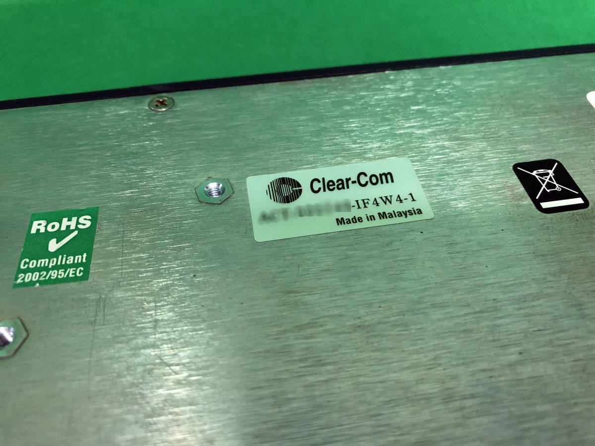 Clear Com IF4W4 クリアカム 4Wx4IF インターフェイス 放送(プロ用、業務用)｜売買されたオークション情報、yahooの ...