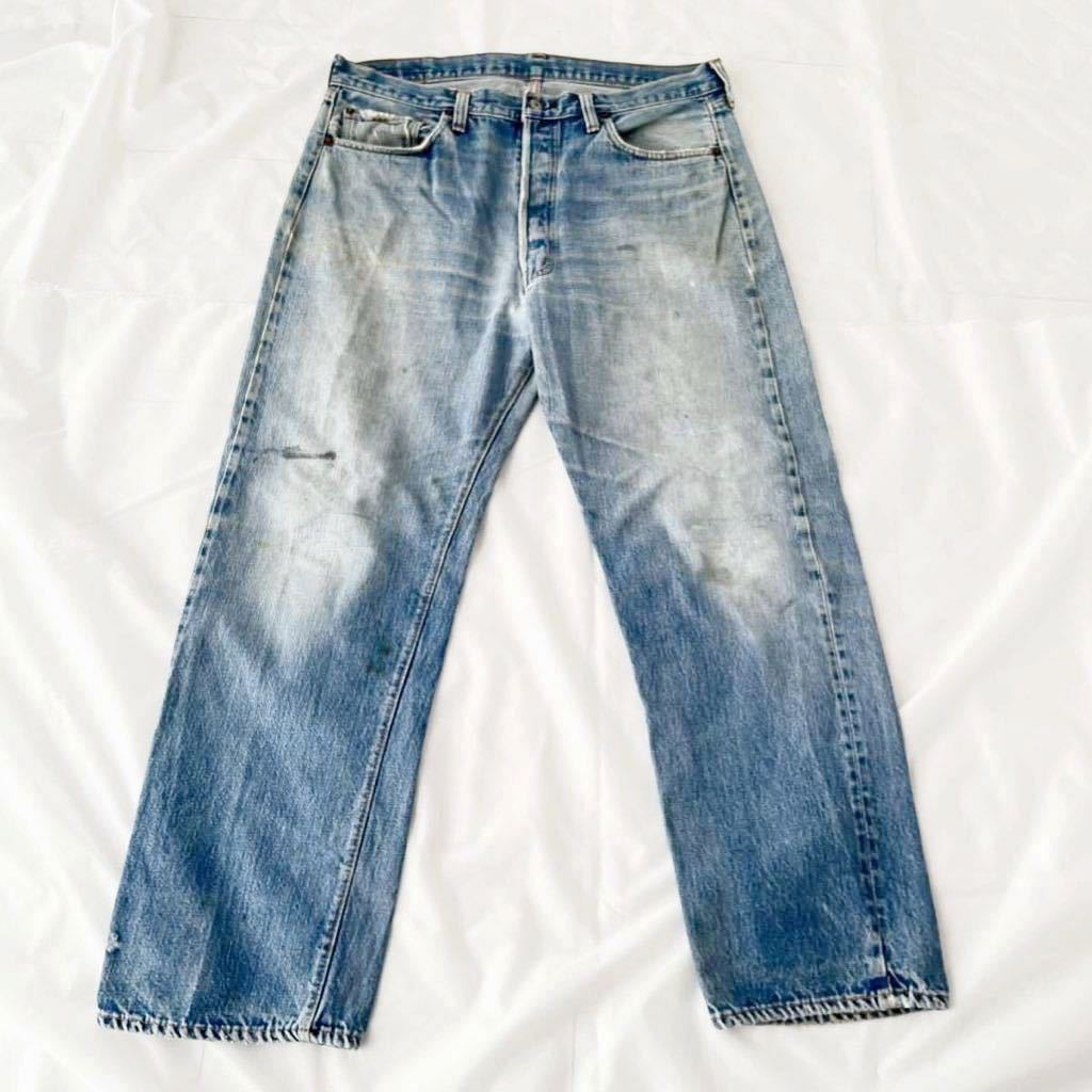 76年製 LEVI'S 501 e 66前期 W38 L32 赤耳 6刻印 オリジナル 検 ビンテージ 70's 70年代 リーバイス 501XX 60's 50's vintage 大戦 ...