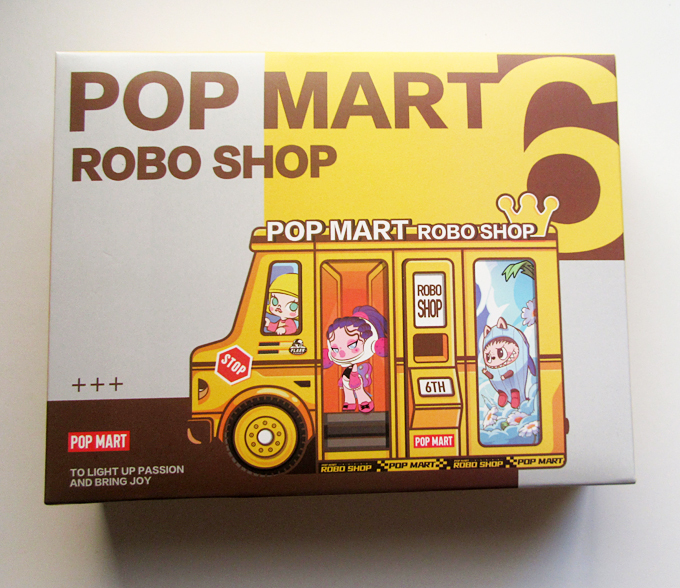 POPMART ROBO SHOP オリジナルツールスタンド バス型アクリルスタンド 小物入れ pop mart MOLLY LABUBU ...