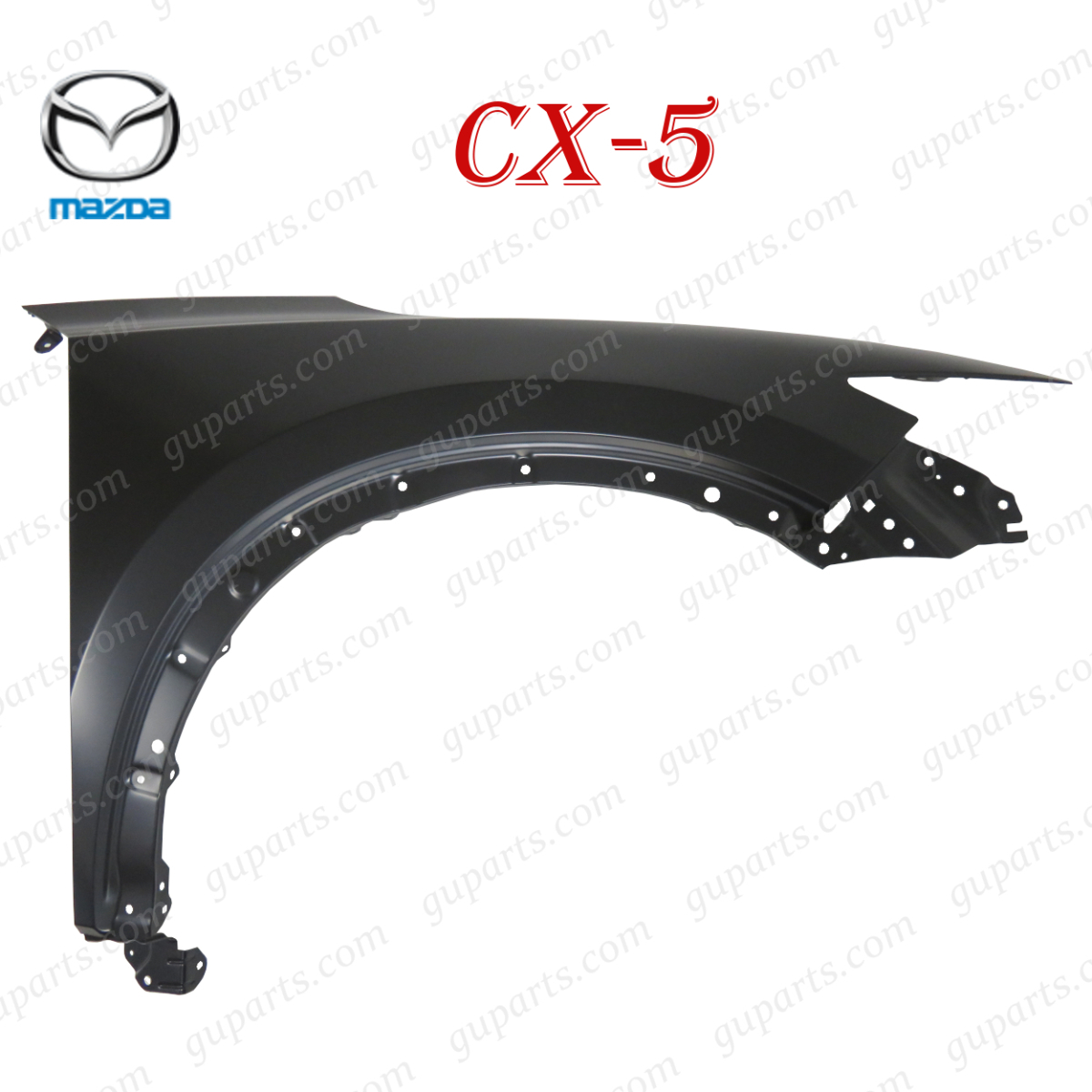 マツダ CX-5 CX5 KF 系 H29.2 KFEP KF2P KF5P フロント 右 フェンダー KB7W-52-111 オーバー ...