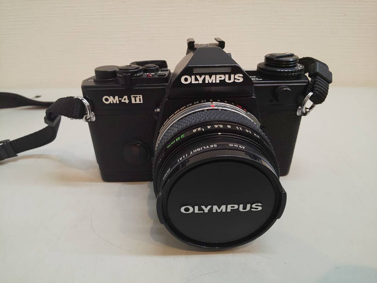 26851 OLYMPUS OM-4 Ti ブラック＋レンズ OLYMPUS OM SYSTEM Zuiko Auto-W 28mm 1:2.8(オリンパス)｜売買されたオークション情報 ...