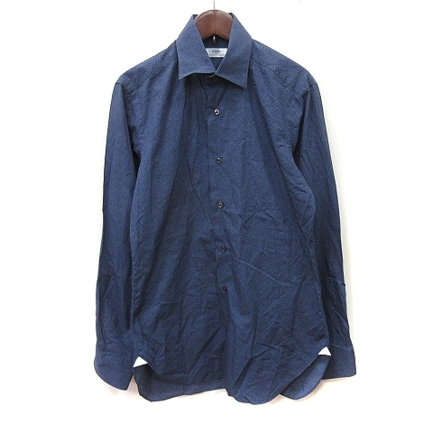 バルバ BARBA シャツ ドット 長袖 38 紺 ネイビー /YI メンズ(Mサイズ)｜売買されたオークション情報、yahooの商品情報をアーカイブ公開 - オークファン（aucfan.com）