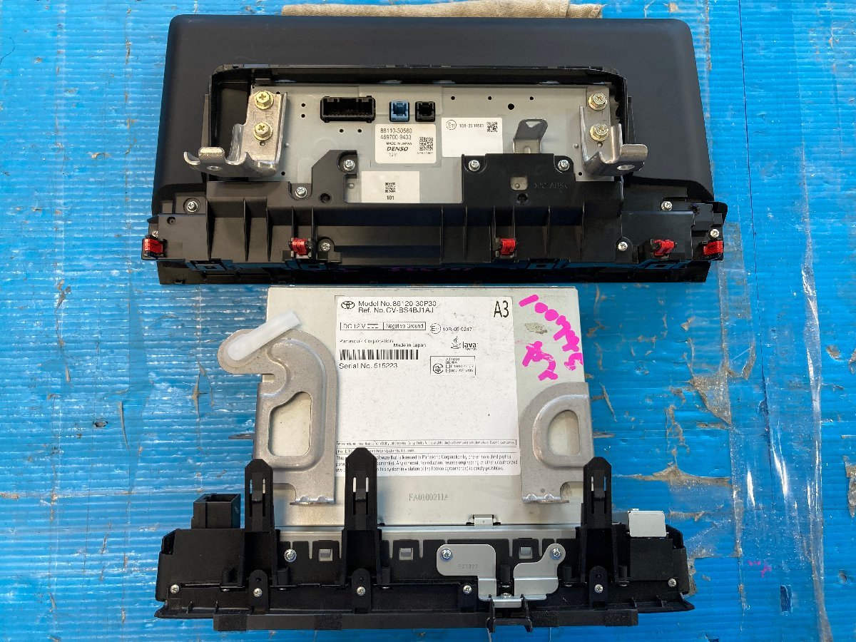 トヨタ クラウン AZSH21 純正ナビ 86110-30560 86120-30P30 86280-30880 86840-58073 A8 ...