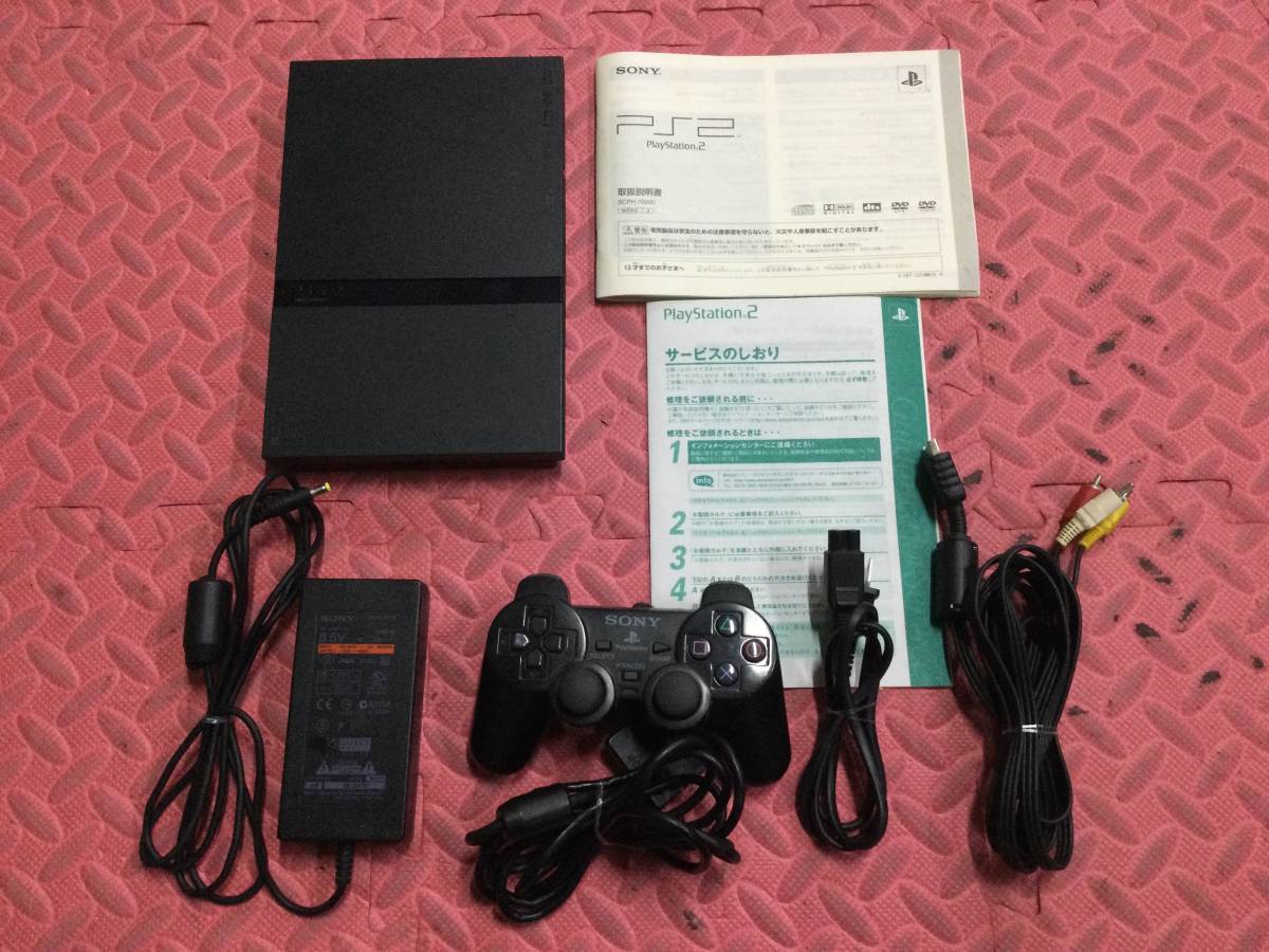 GN3922/100/0 SONY Playstation2 本体セット 薄型 SCPH-70000 PS2 プレステ2 プレイステーション2(本体)｜売買されたオークション情報、yahooの ...