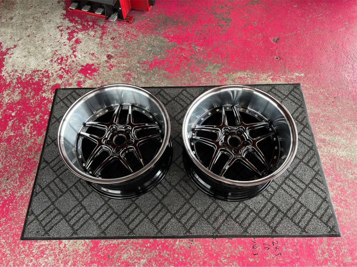 326POWER 326パワー ヤバKING ゴースト ヤバキング ゴースト 18インチ 5-100 5H100 深リム ホイール(5穴 ...