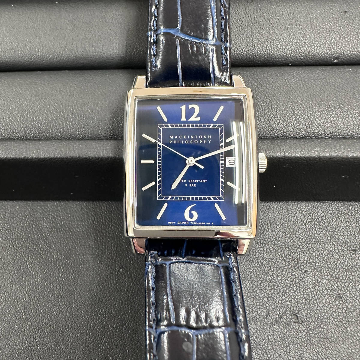 #11370 マッキントッシュフィロソフィー MACKINTOSH PHILOSOPHY 腕時計 革ベルト ネイビー 7N32-KLD0 クォーツ 稼働品 未精査 品(その他)｜売買された ...