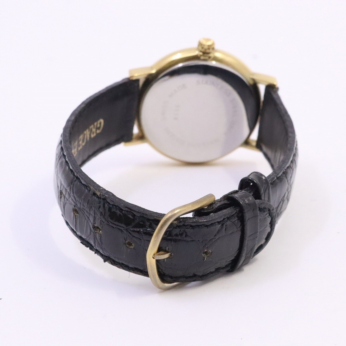 グレースファブリオ クラシック 手巻き メンズ 腕時計 ゴールドGP シルバー文字盤 純正革ベルト 3128 いおき質店(アナログ（手巻き）)｜売買されたオークション情報、yahooの商品情報 ...