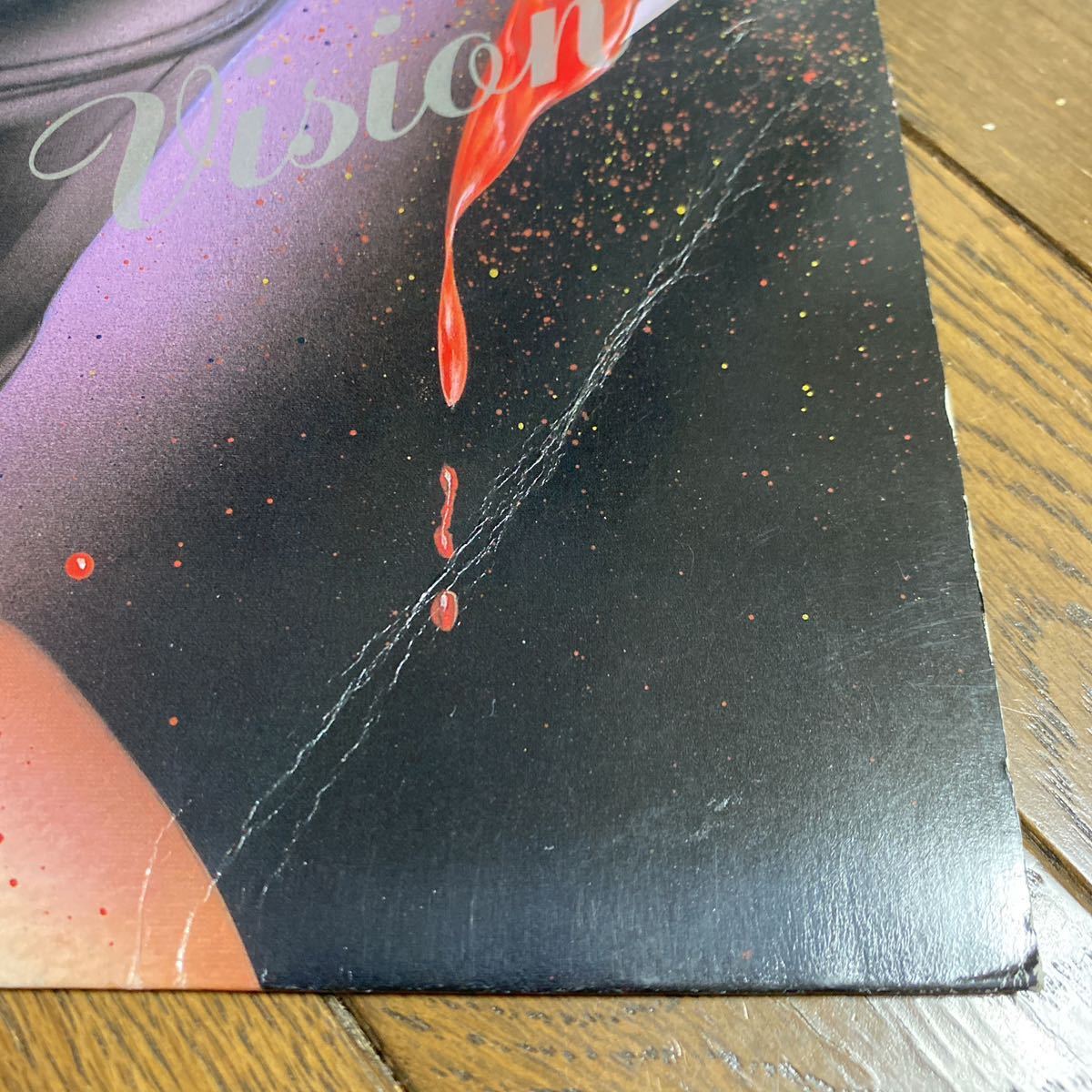 X エックス 1st LP VANISHING VISION レコード 初回ブックレット＆紅ソノシート付 EXTASY RECORDS X ...