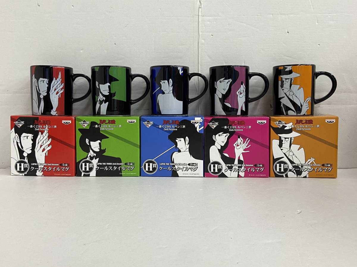 21981 〇 一番くじDX ルパン三世 2nd.Session H賞 クールスタイルマグ 5種セット ルパン三世/次元大介/峰不二子/石川五ェ門/銭形警部(その他)｜売買されたオークション ...