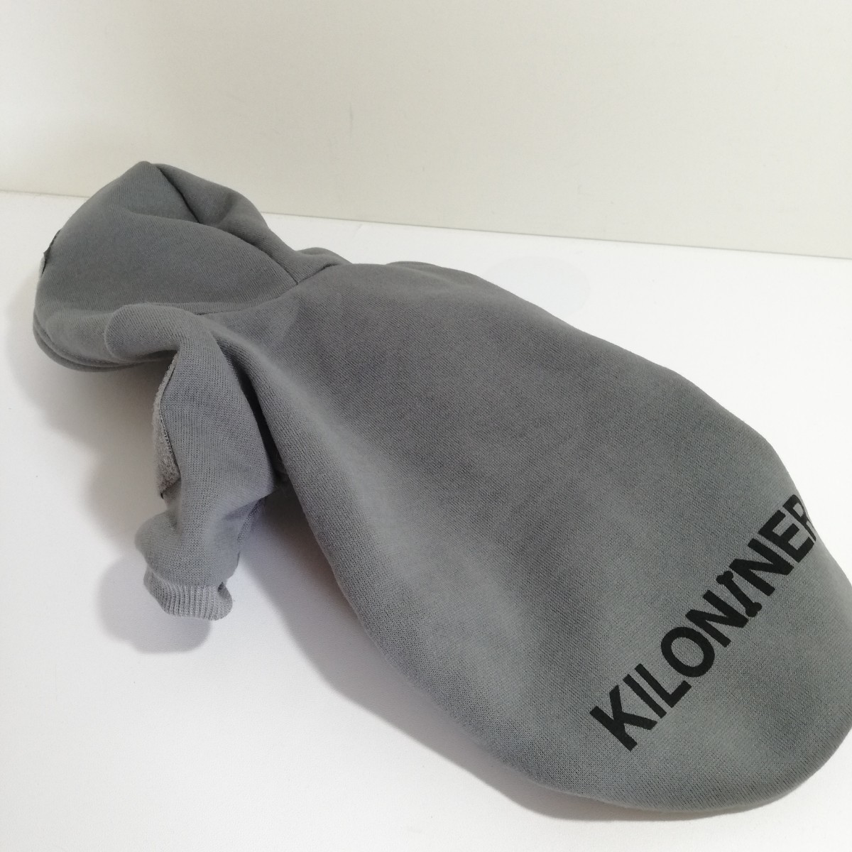 KILONINER キロナイナー H1 Tactical Pull-Over Hoodie Logo タクティカル プルオーバー フードスウェットシャツ パーカー グレー Sサイズ(小型犬用 ...