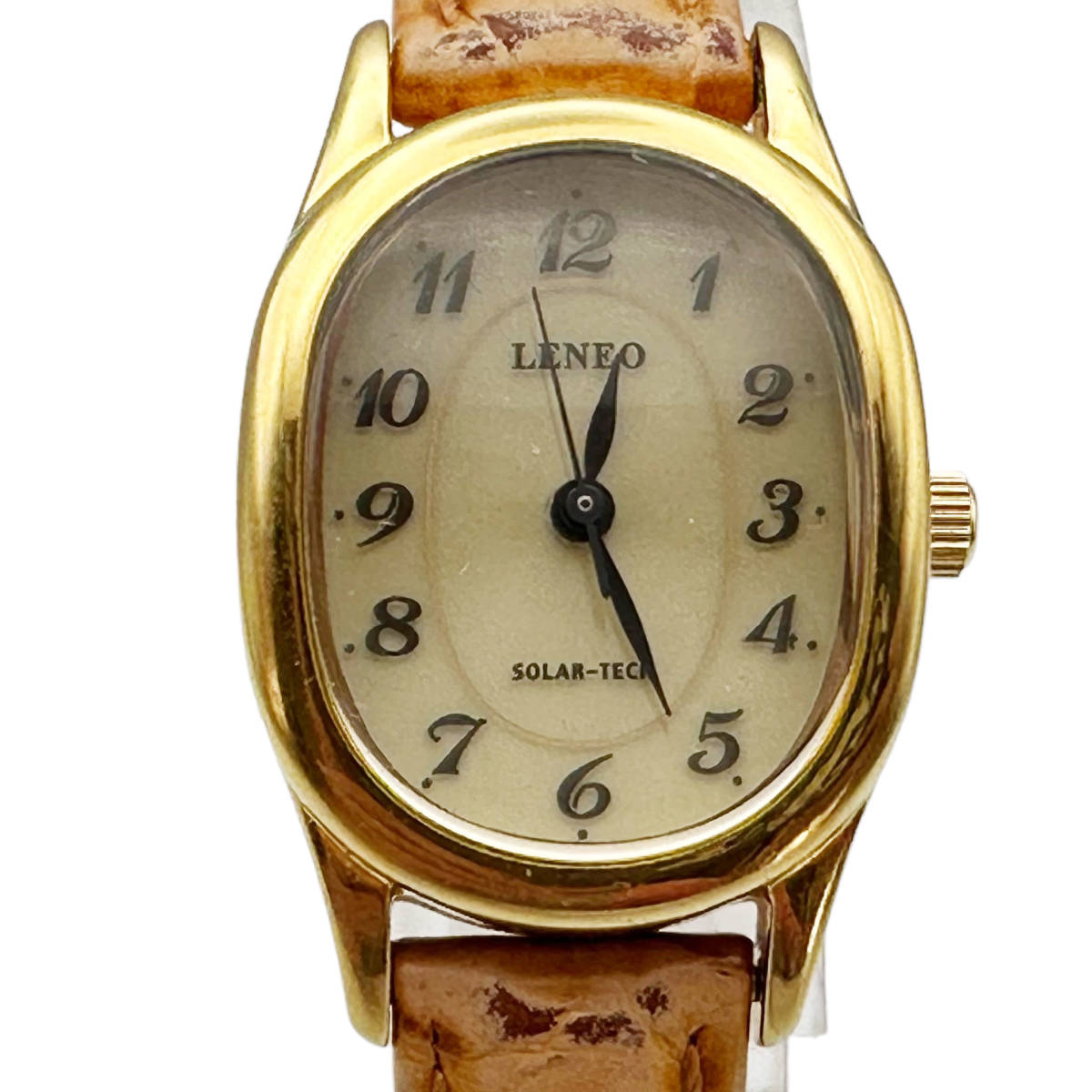 T45 稼働中 LENEO LEL008 SOLAR-TECH 腕時計 ソーラーテック 3針 レディース レネオ レトロ(デジタル)｜売買され ...