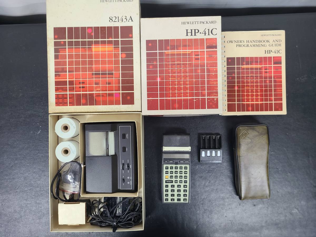 3748 HP-41C プログラム関数電卓 ＆ HP 82143A グラフィック プリンター 41C 41CV 41CX 用(その他)｜売買さ ...