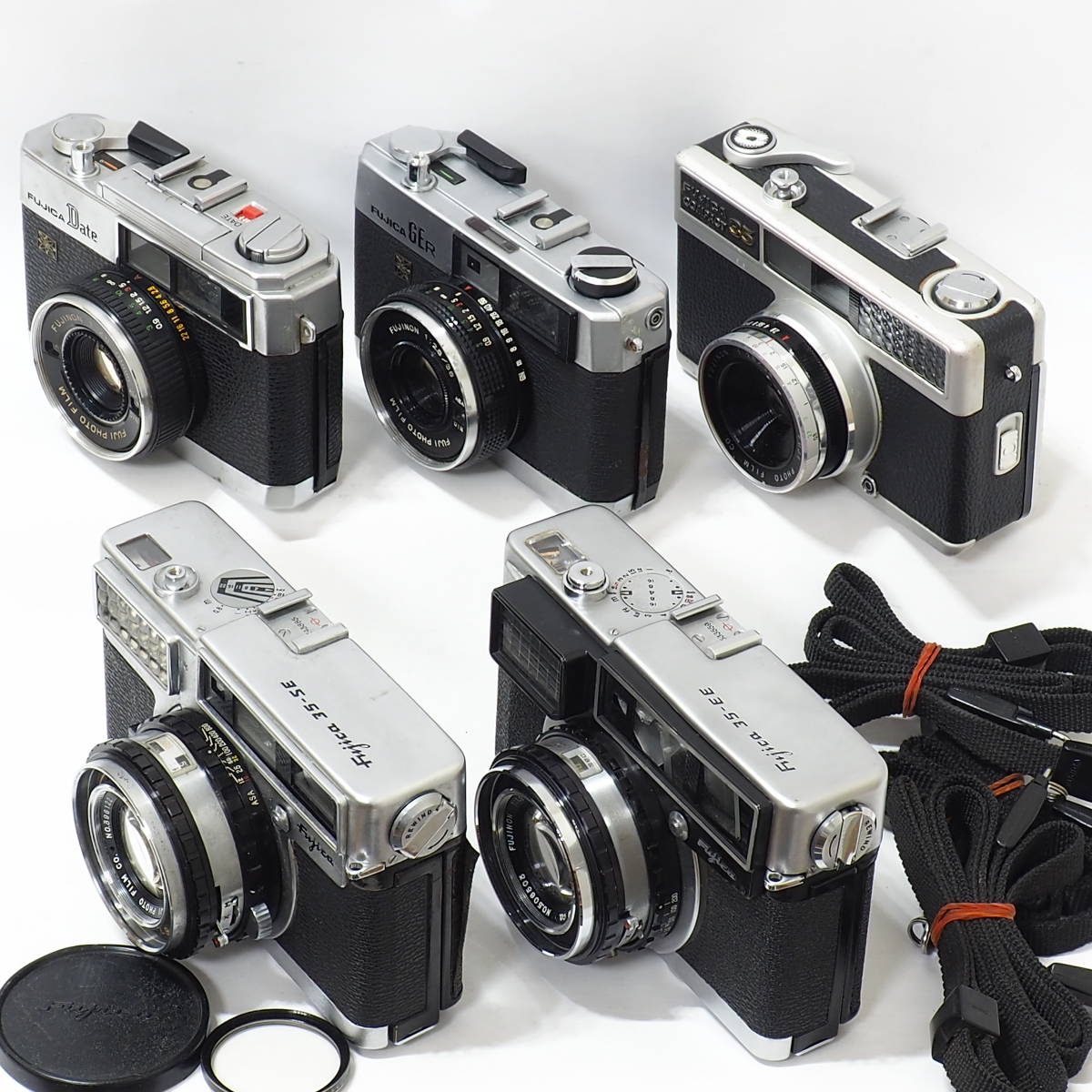 FUJIFILM FUJICA FUJI 35mm Film Lens Shutter Camera 35-SE FUJINON 38mm ...
