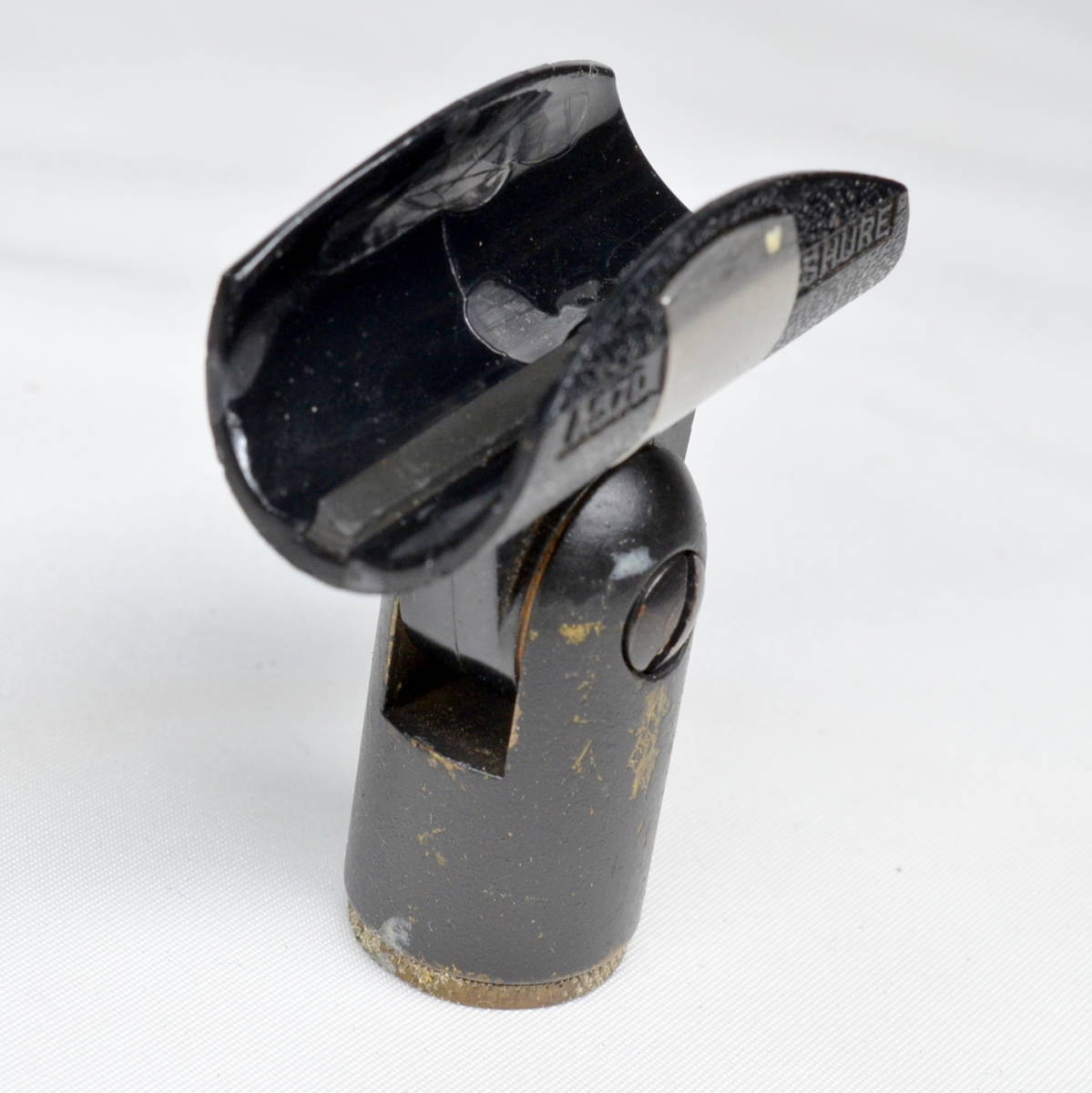 A Shure SM54 1970年代 当時の最高峰級 ビンテージ 業務用 SM53の上位機種 美空ひばり マイクホルダ 補修痕有のためオマケ ...