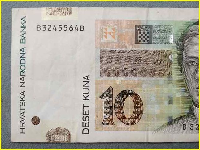 クロアチア 10クーナ紙幣/2012年 DESET KUNA/10クナ/現行紙幣/札(世界)｜売買されたオークション情報、yahooの商品情報 ...