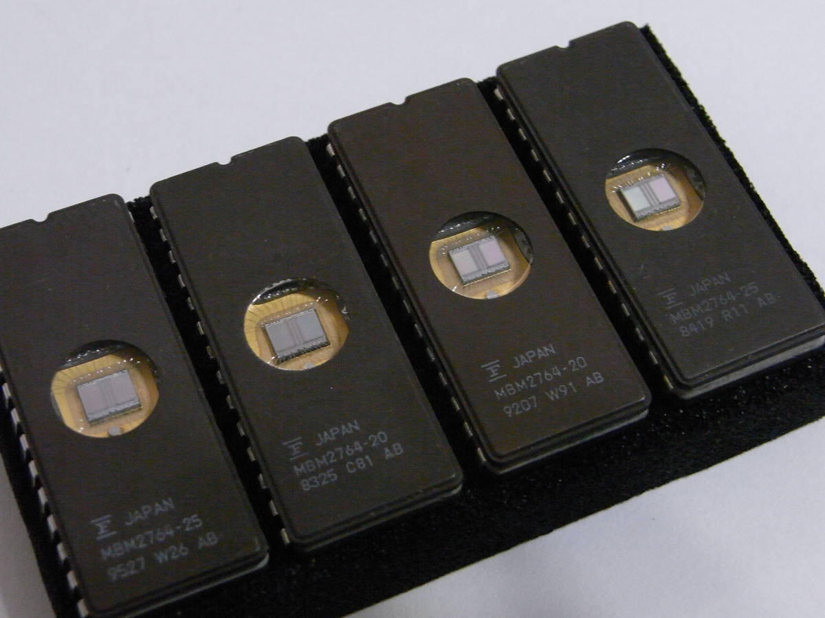 FUJITSU . HITACHI. EPROM. 2764. 8個セット. 消去確認済み A-203(集積回路)｜売買されたオークション情報 ...