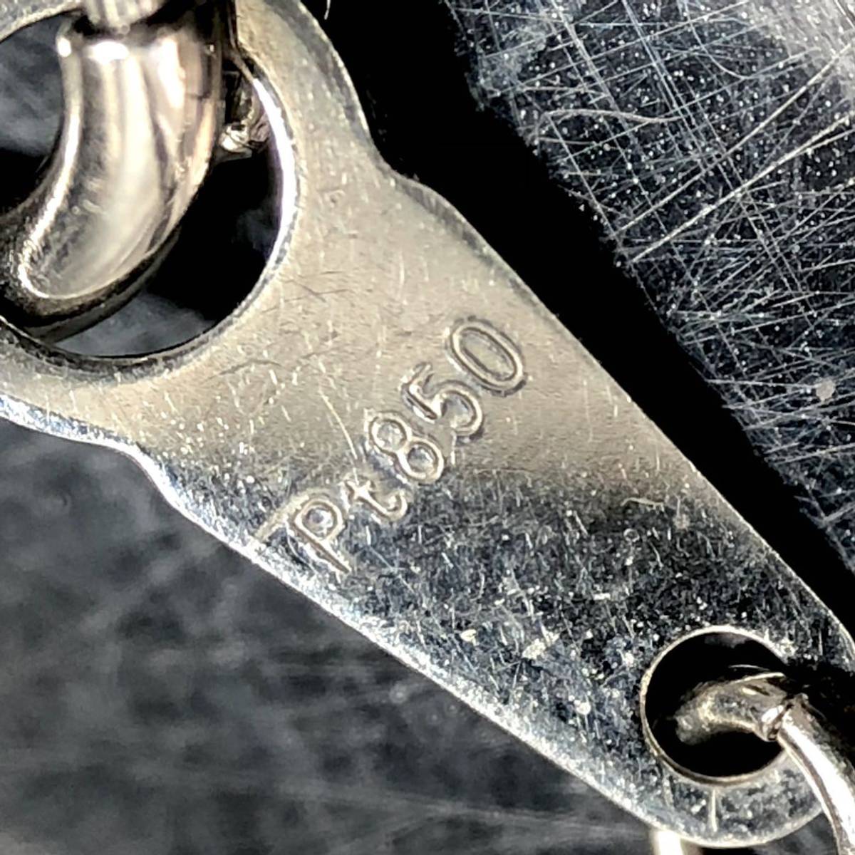 E12-4685 4686 クレサンベールネックレス Pt950 3.1g Pt850 2.6g 1.22ct 0.08ct ルビー クレサンベール Diamond necklace ...