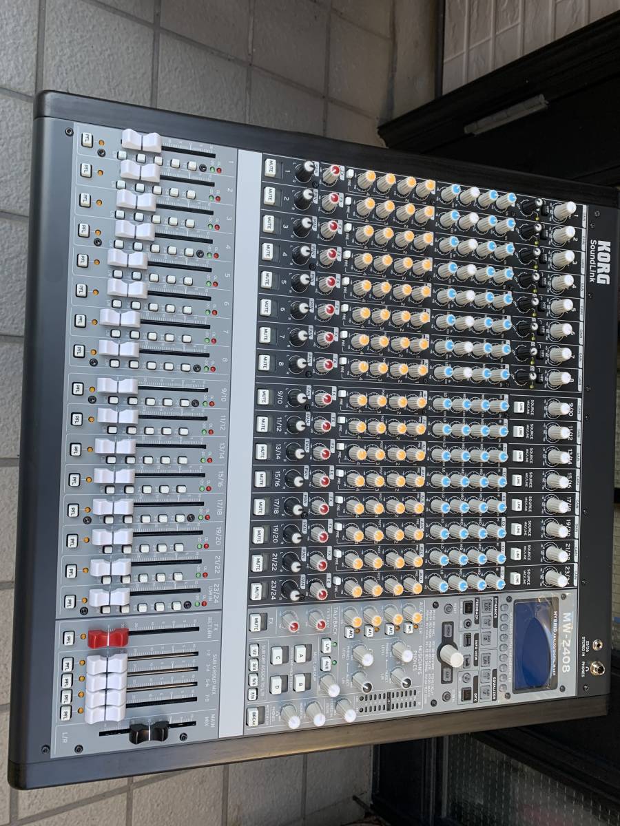 KORG SoundLink MW-2408 HYBRID ANALOG/DIGITAL MIXER 元箱 ほとんど(ミキサー)｜売買された ...