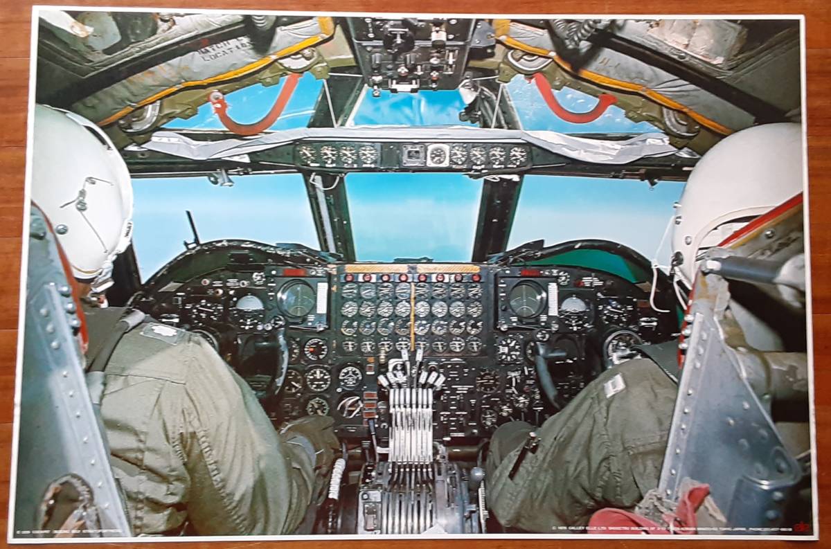 E-308 COCKPIT BOEING B52 STRATOFORTRESS A1 航空ファンへ ポスター ボーイングB52 50年間保存のポスター 1976(その他)｜売買された ...