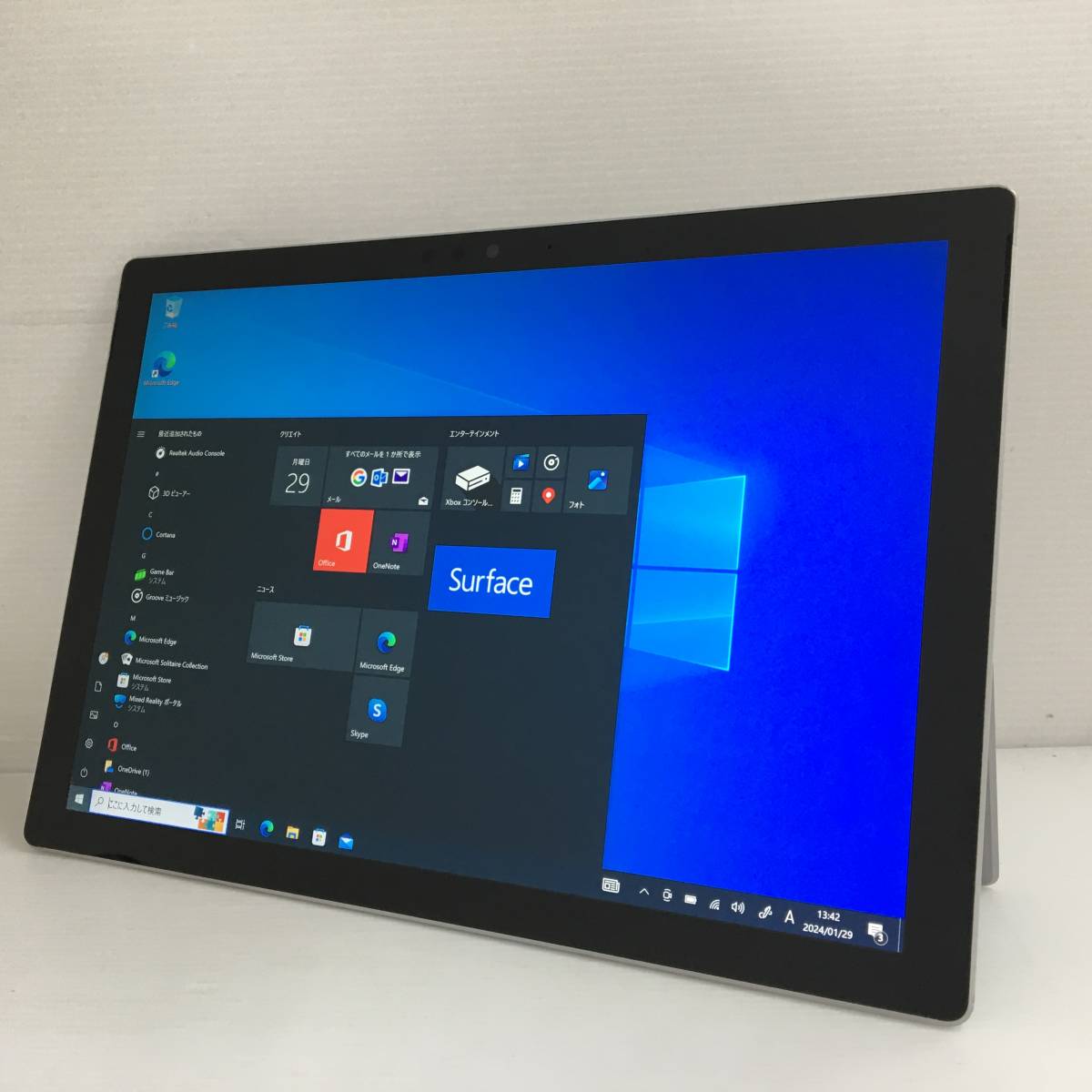 SIMフリー Microsoft Surface Pro 5 model:1807 Corei5 7300U 2.6Ghz/RAM:8GB ...