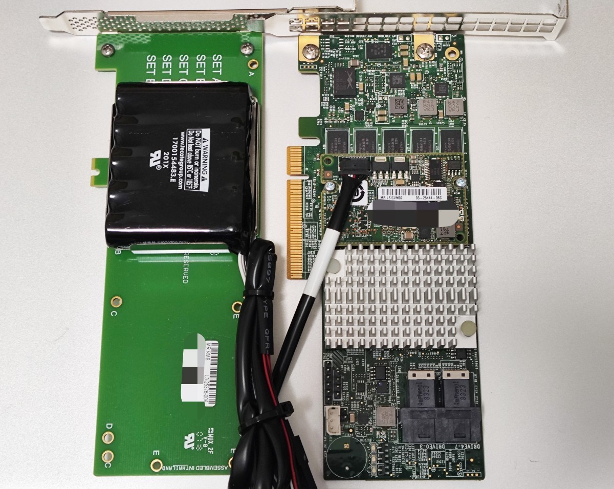 Supermicro RAIDカード AOC-S3108L-H8iR LSI Avago Broadcom MegaRAID 3108 SAS ...