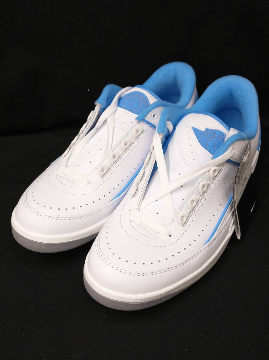 黒タグ付 NIKE AIR JORDAN 2 RETRO LOW AJ2 UNIVERSITY BLUE UNC ジョーダン ユニバーシティ ...